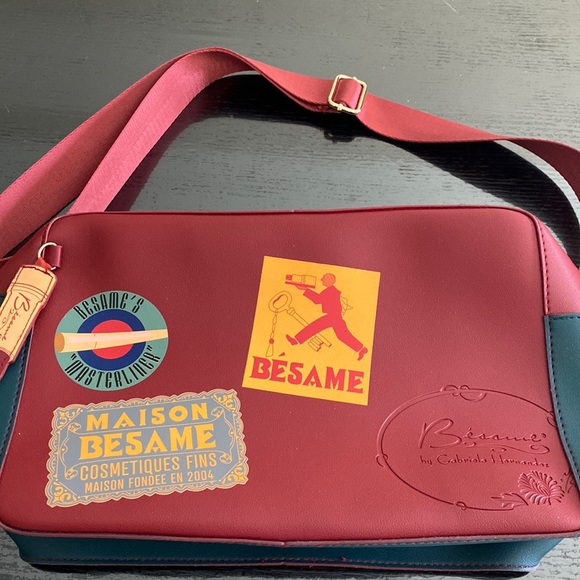 besame | Bags | Besame Shoulder Bag Crossbody Its Own Matching Wallet ...